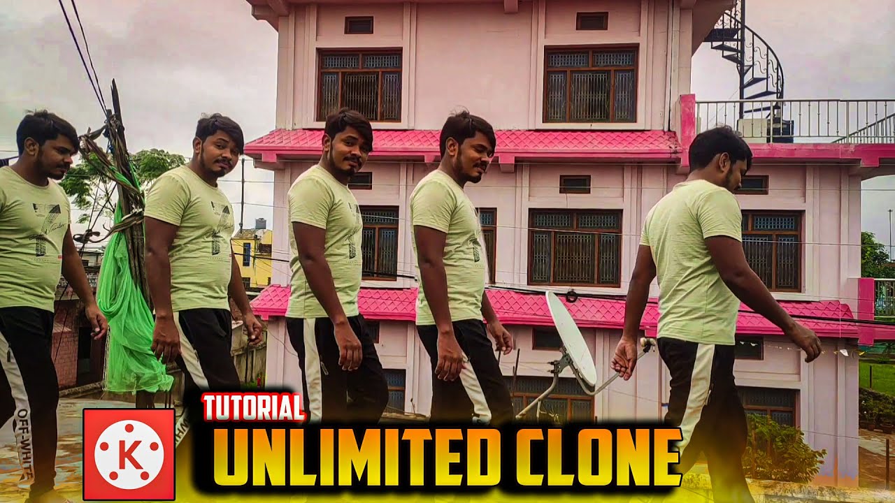 Create infinite loop on kinemaster | Multiple Clone Video Editing - YouTube