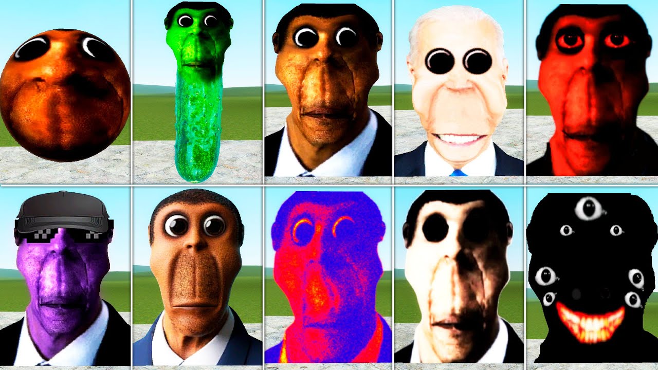 WHO IS STRONGEST from OBUNGA FAMILY in GARRY'S MOD NICO'S NEXTBOTS ...