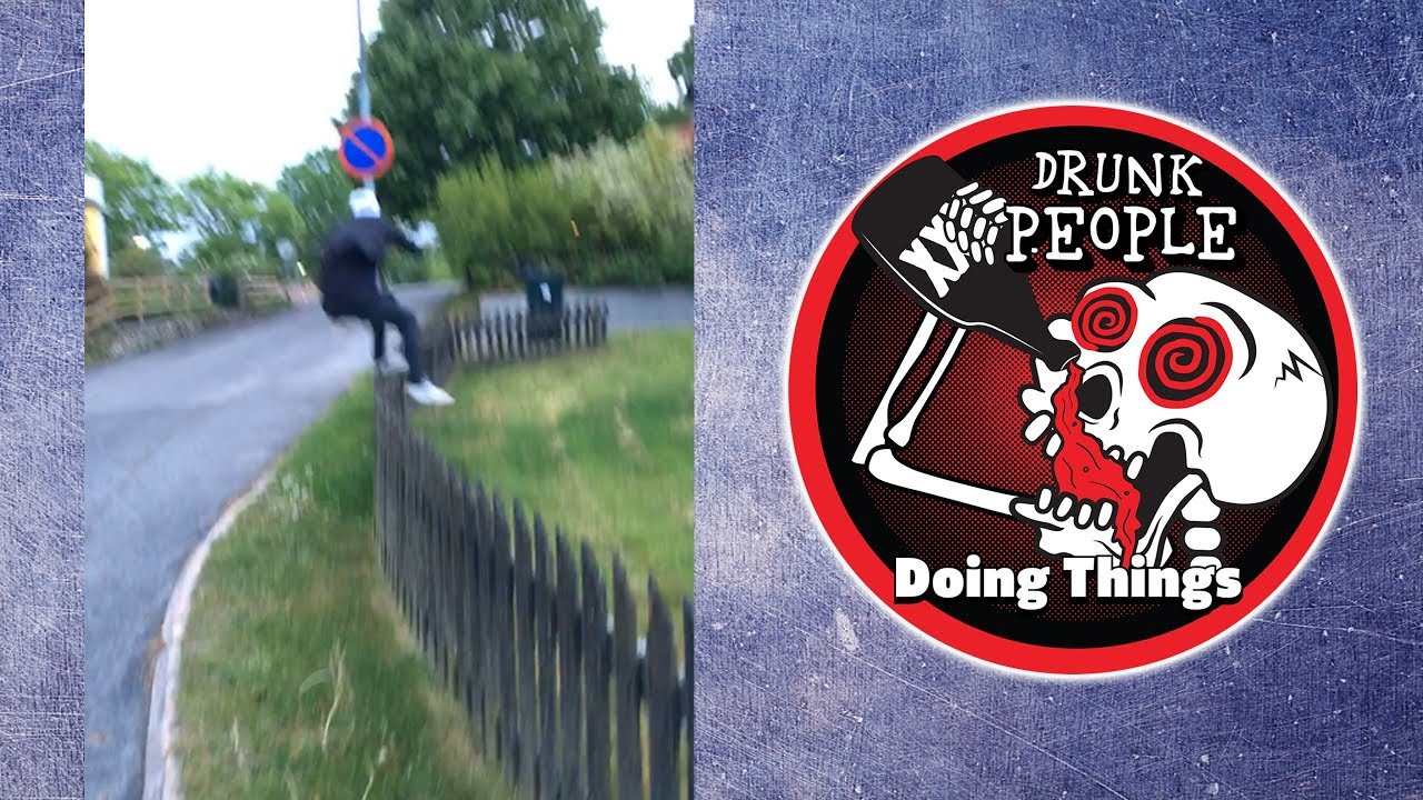MAN vs FENCE | DRUNK PEOPLE DOING THINGS (Drunk Fail Compilation ...