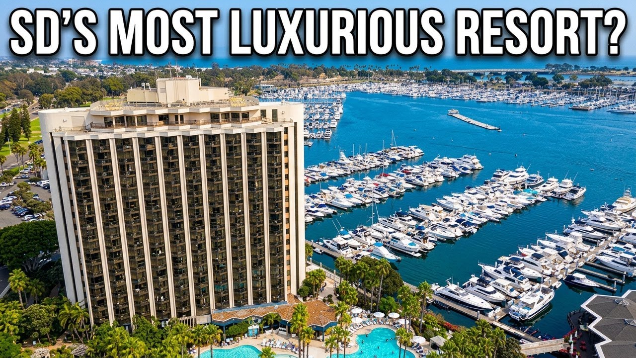 4K Tour of HYATT MISSION BAY - The Most Luxurious Resort in San Diego ...