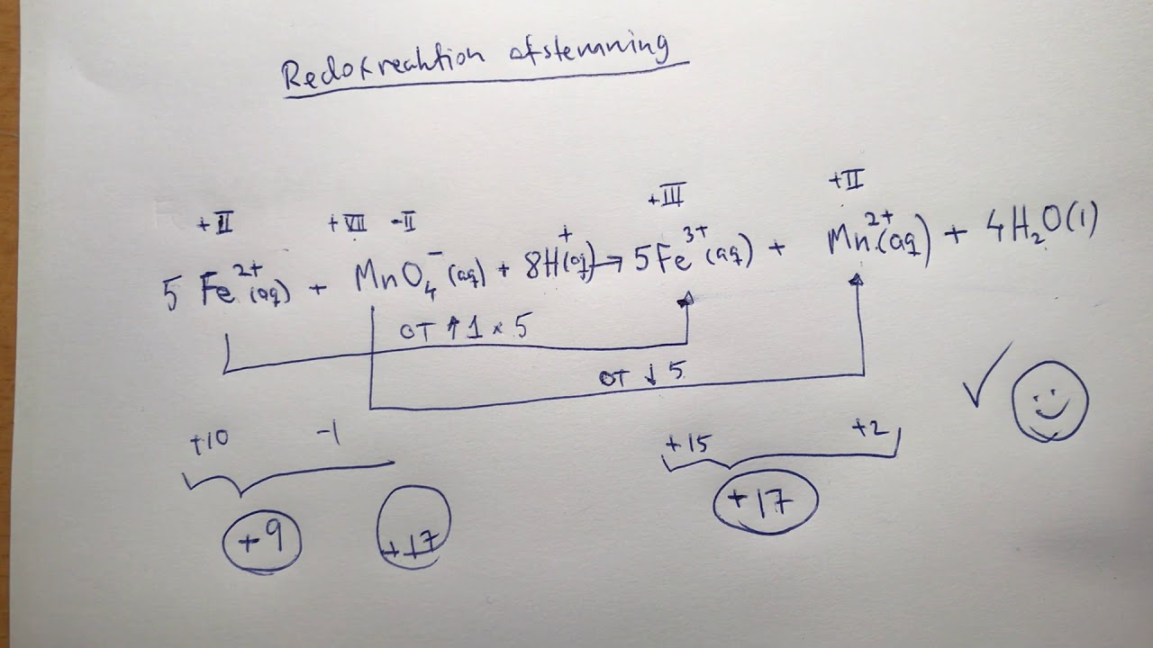 Redoxreaktionen: hvad reduceres og hvad oxideres? - YouTube