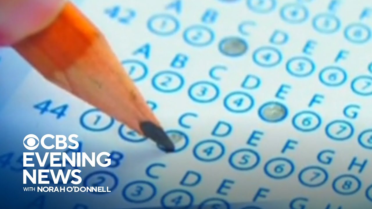 ACT test scores fall to lowest level in 30 years - YouTube