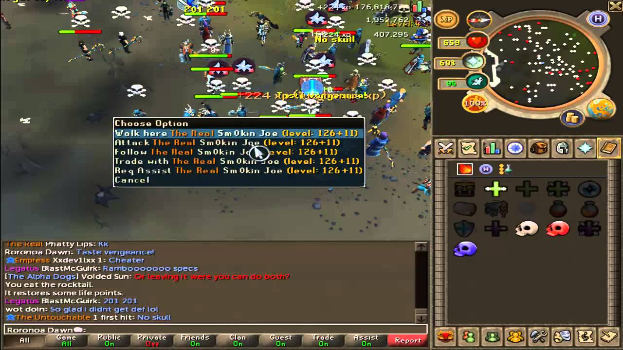 Runescape 3 - Legacy Mode Pking Vid 1 - Rune + AGS - YouTube