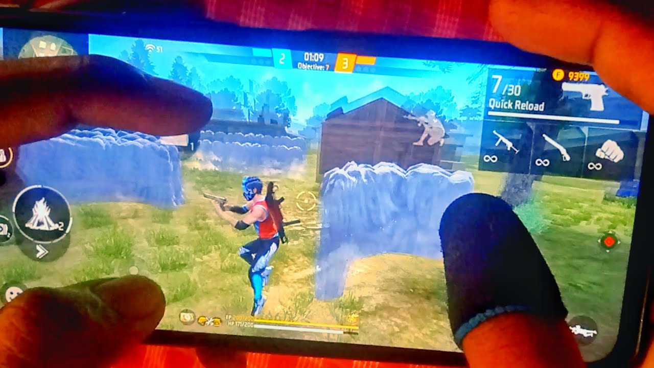 realme 11x 5g free fire game play test 4 finger handcam 120 Hz display ...