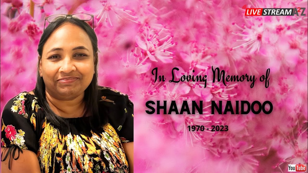 The Funeral Service of Shaan Naidoo - YouTube