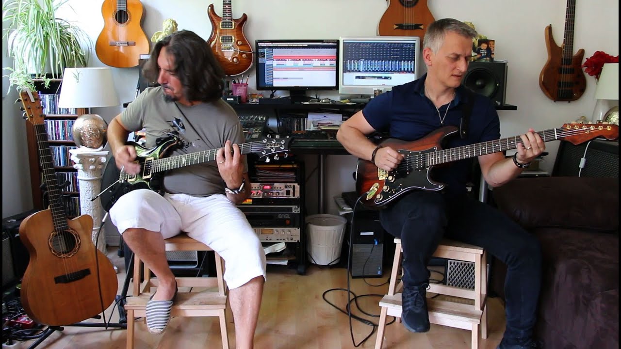 Bee Gees "Staying alive" rock cover by David Gali and Rémi - YouTube