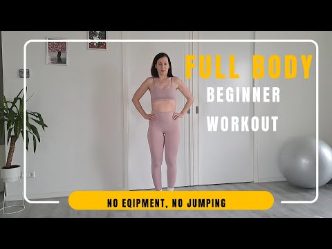 LOW IMPACT Full body cardio with ABS / Full body home workout for beginners - 25 min- no equipment