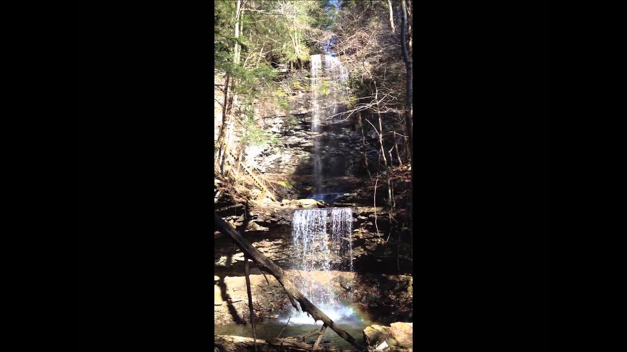 Anderson Falls Fiery Gizzard Trail Tennessee - YouTube