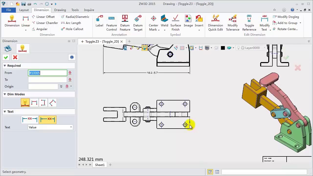 Beginner CAD Tutorials 2D Sheet of an assembly - YouTube