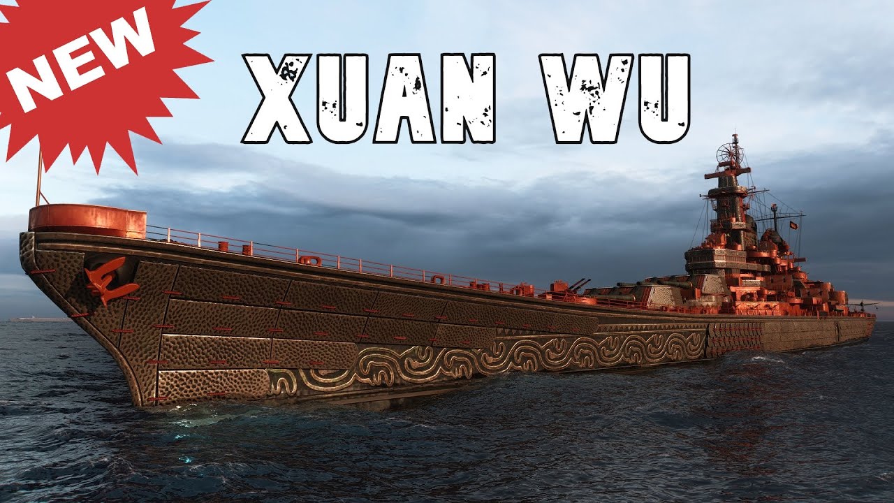 World of WarShips Xuan Wu - NEW Tier IX Pan-Asia Premium Battleship 1943 - YouTube