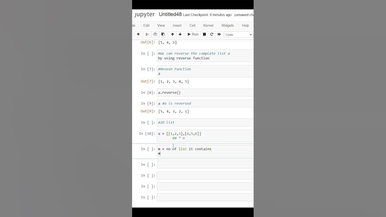 Day 37 | List slicing | Mechanical to data science #datascience #mechanical #python #coding #ml ...