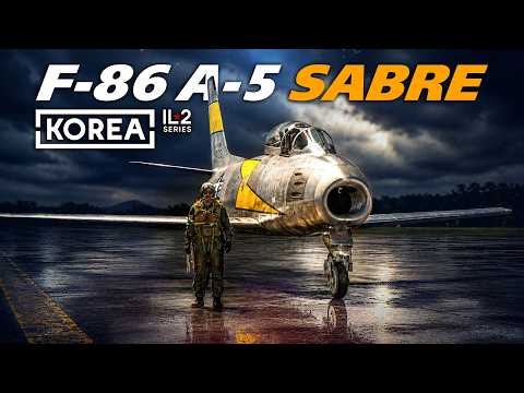 F-86 A-5 Sabre Vs Mig-15 - IL-2 Korea Early Access First Look | PIMAX | RTX 5090 |