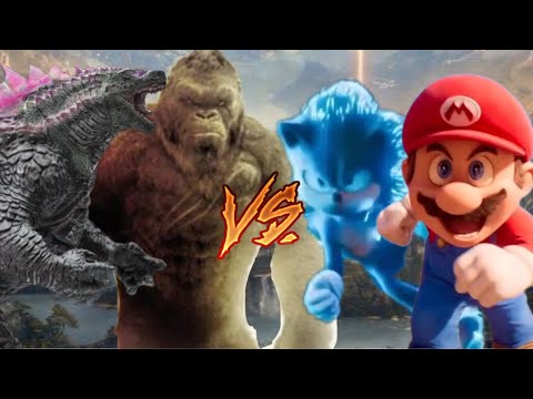 Godzilla and Kong vs Mario and Sonic Remastered
