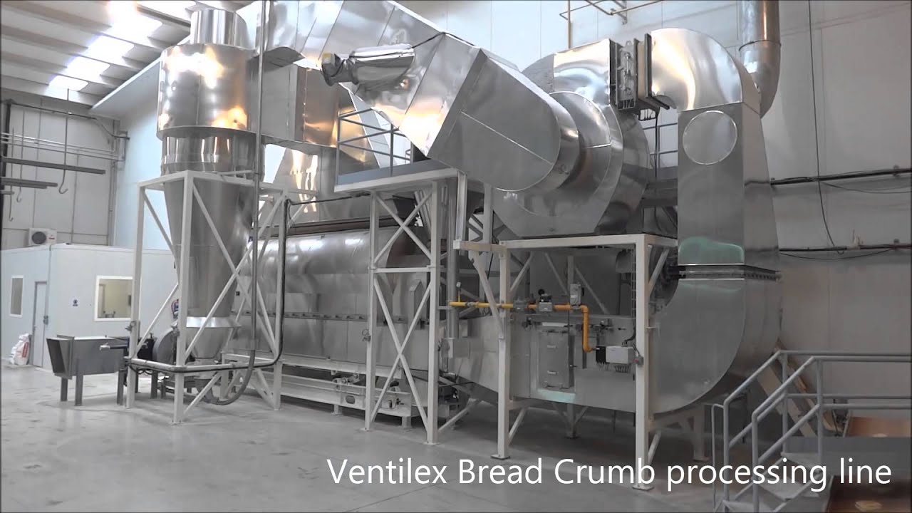 Ventilex Bread crumb Processing lines - YouTube