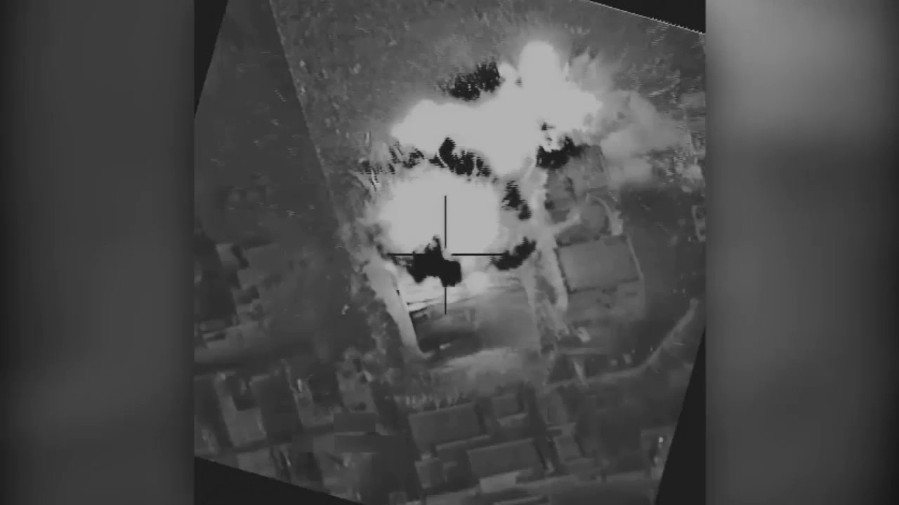 Coalition airstrike destroys a Da'esh VBIED factory near Mosul, Iraq ...