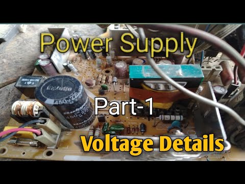 TV CRT power supply voltage Details part-1 - YouTube