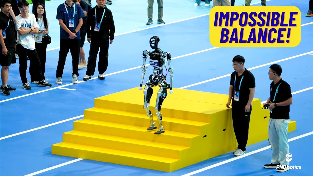 HARDEST Ever Robot Obstacle 100m Race Finals in World Humanoid Robot ...