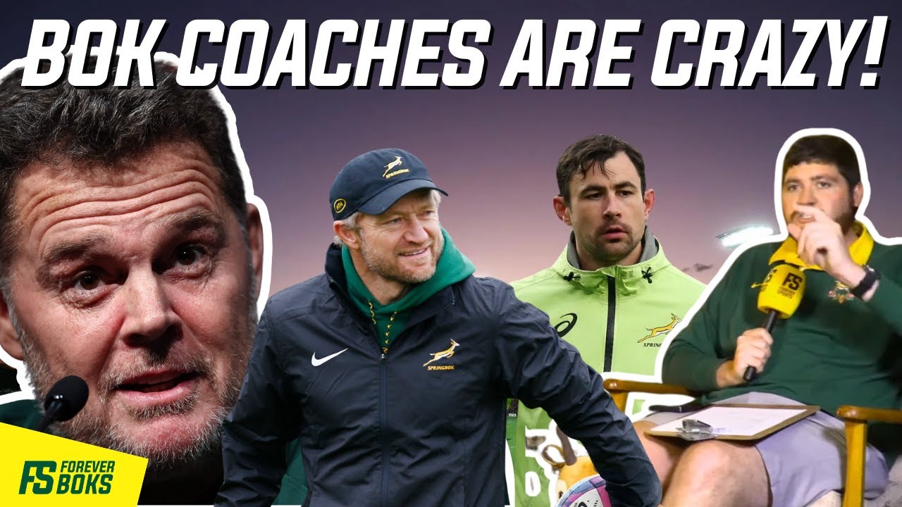 The Springbok team meetings must be CHAOS! - YouTube