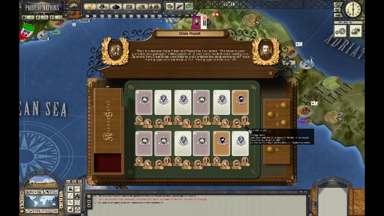 Pride of Nations: grand campaign gameplay part 7 - YouTube