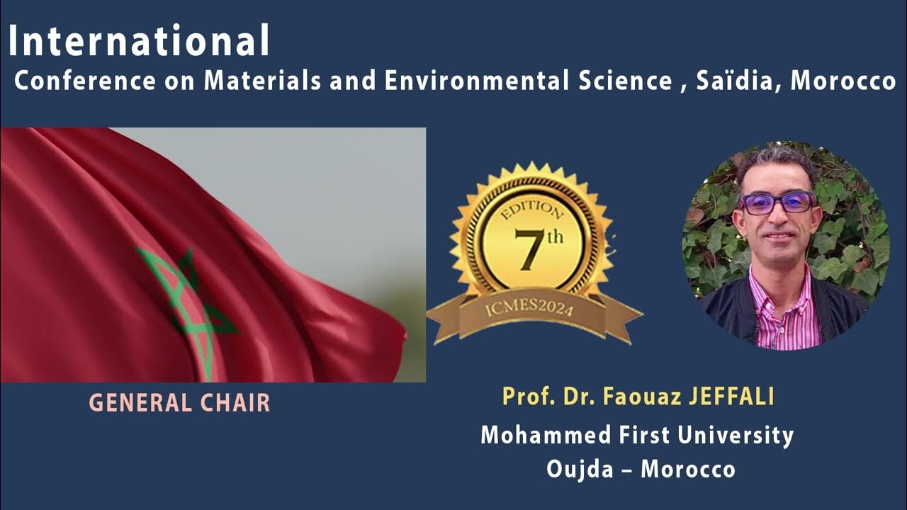 GENERAL CHAIR ICMES 2024 - YouTube