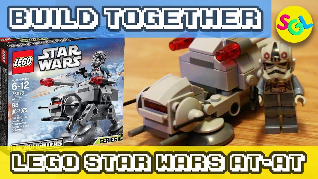 LEGO Star Wars AT-AT - Unboxing & How to Build - Microfighters 75075 ...