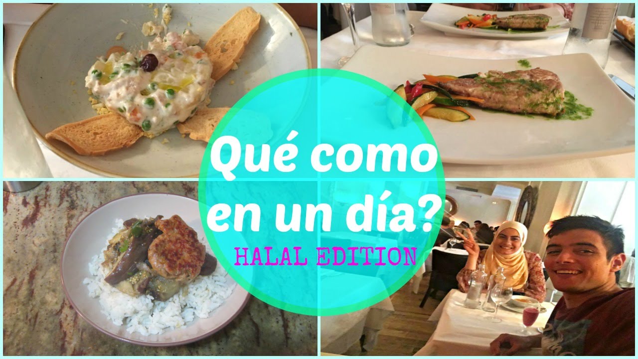 Qué como en un día? #2 | DIETA HALAL | ramiaschannel - YouTube
