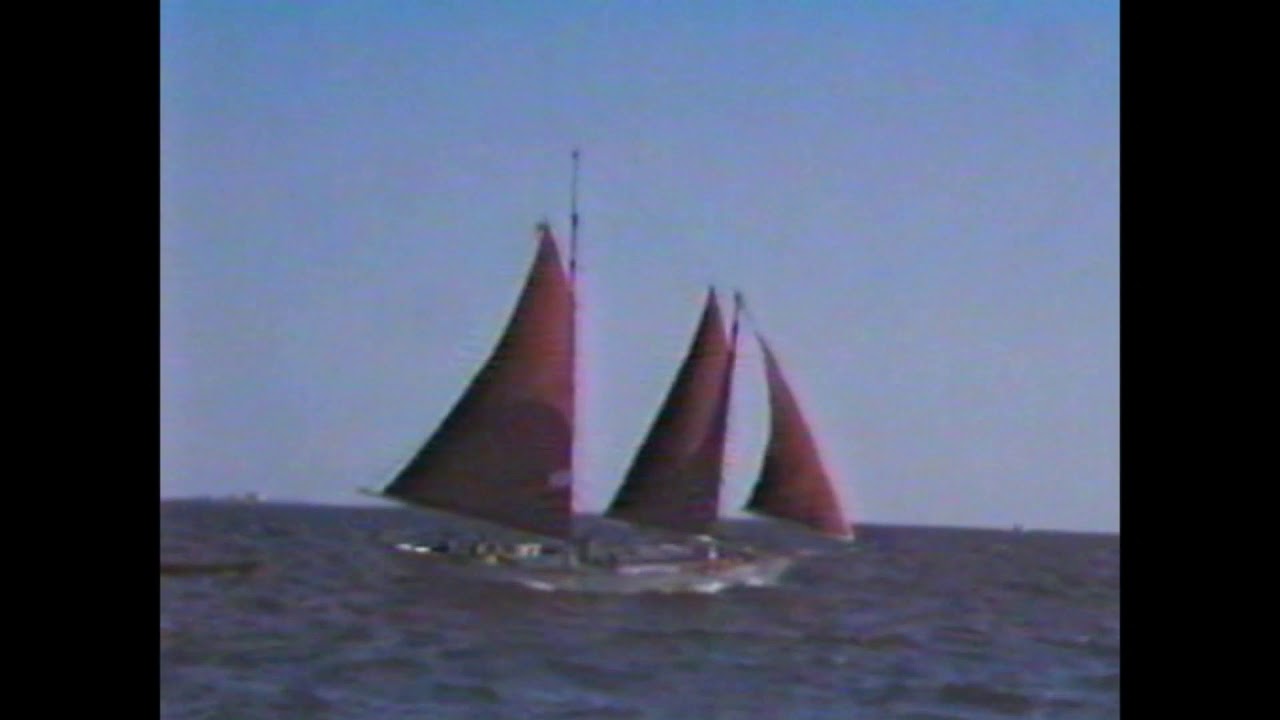 Schooner 'Zebra Dun' 1983 VHS clips - YouTube