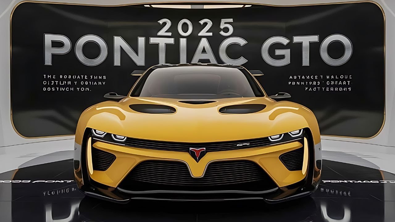 Pontiac GTO is Back! NEW 2025 Pontiac GTO Facelift Official Reveal ...