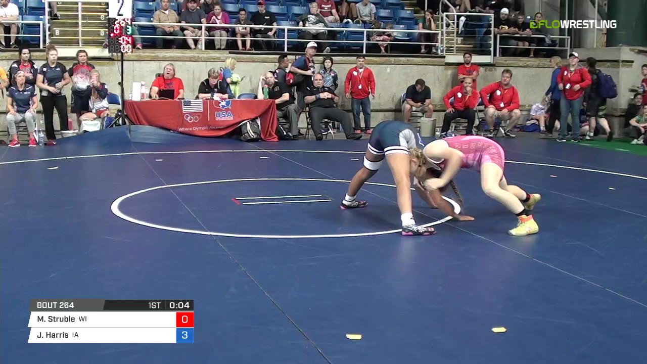 Junior WM 127 Consi of 32 #2 - Megan Struble (WI) vs. Jolynn Harris (IA ...
