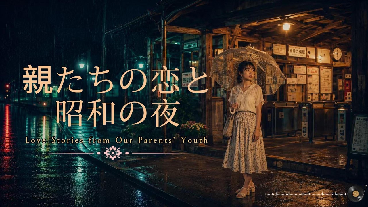 終電のあと、あなたが消えない夜｜昭和歌謡 雨の駅 1時間BGM - YouTube