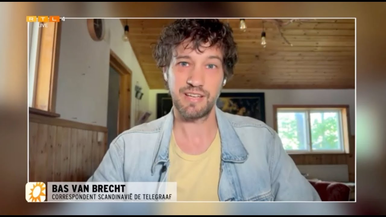 Scandinavië correspondent Bas van Brecht bij RTL Boulevard over Zweedse ...