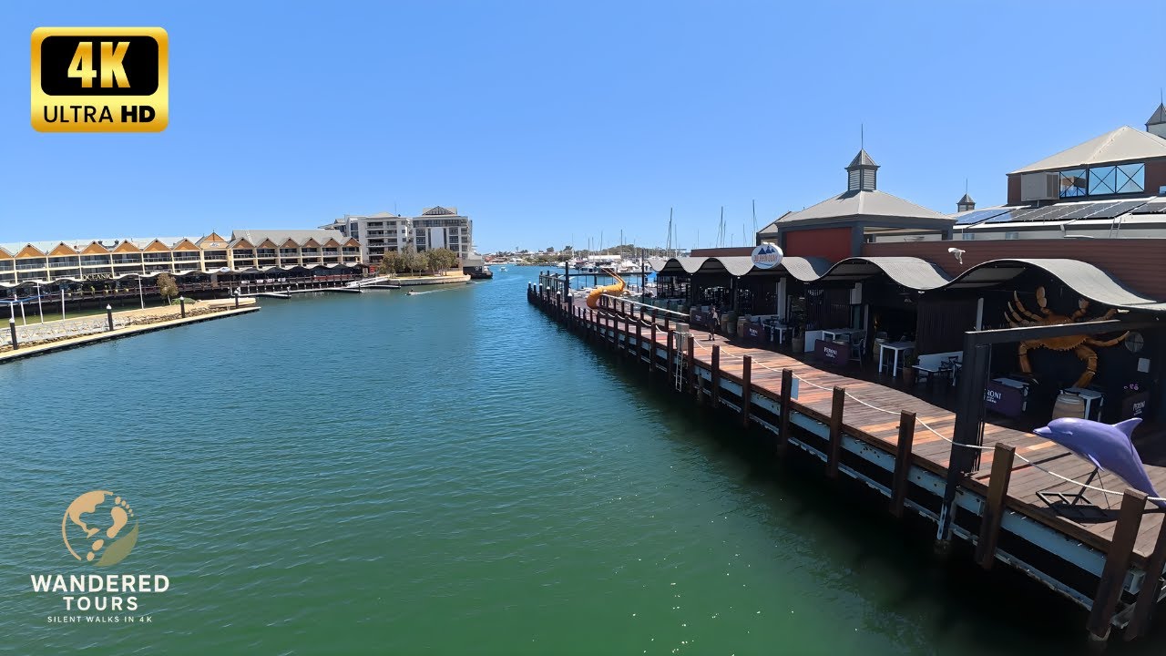 Mandurah Foreshore & Dolphin Quay | Peaceful 4K Walk in Western ...