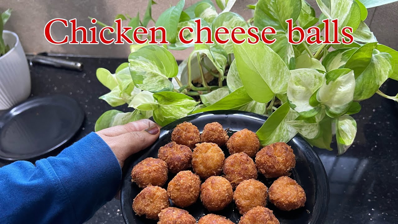 Simple chicken cheese ball recipe || easy snack recipe || delicious ...