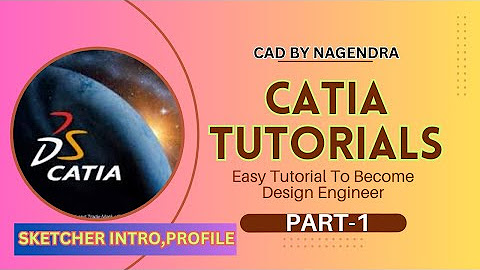 CATIA V5 Sketcher Tutorials With Exercises - YouTube