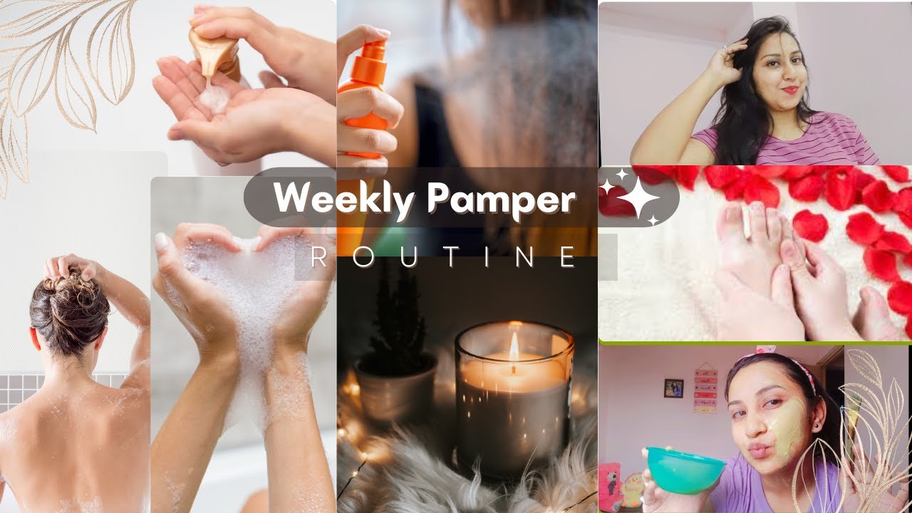 My Weekly Pamper Routine | Body Scrub , Haircare , Skincare , Hair wash ...