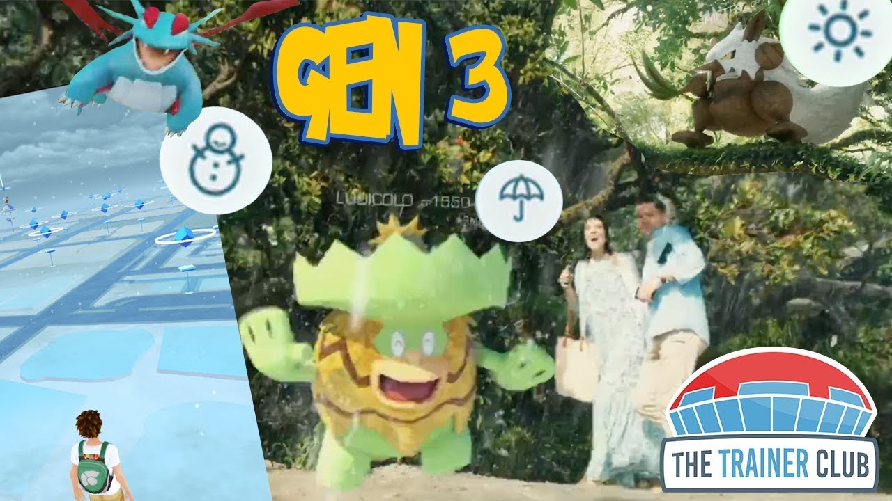 GEN 3 LIVE THIS WEEK!!! WEATHER IN POKEMON GO?! ITS REAL! - YouTube