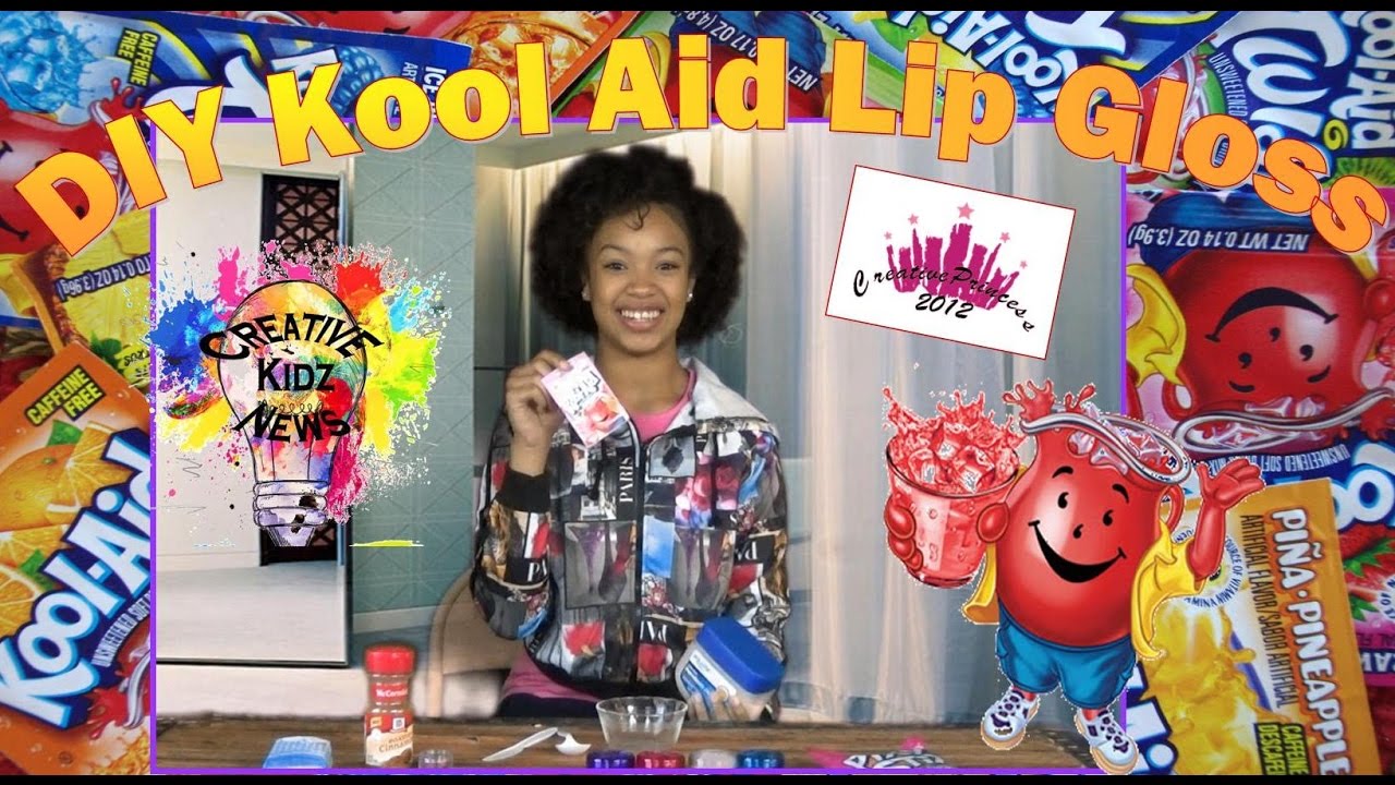 DIY Kool Aid Lip Gloss / Make up Tutorial / Review - Creative Princess ...