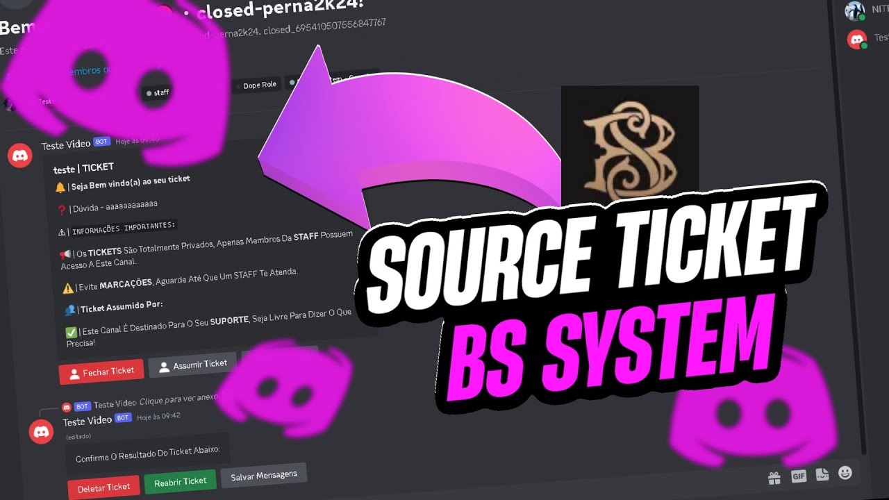 SOURCE TICKET COMPLETA BS SYSTEM 2023 - YouTube