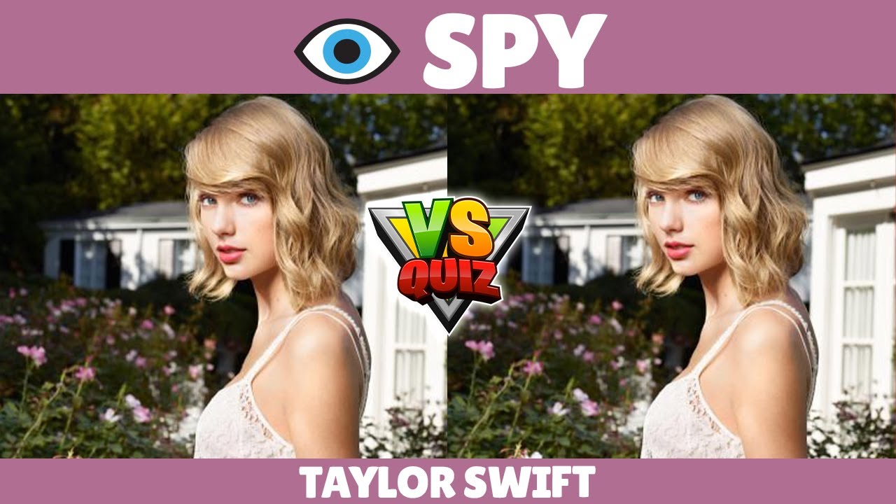 Can You Spot The Difference? Taylor Swift Edition #Versusquiz - YouTube