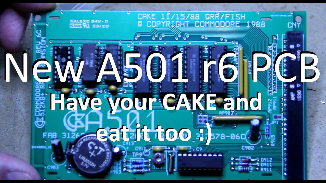 I made another Amiga 500 Memory Expansion - replica A501 r6 - YouTube