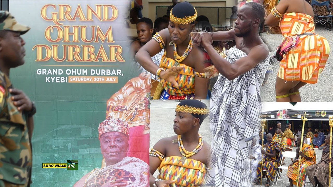 LIVE FROM KYEBI: Ohum Festival 2024 Royal Durbar Osagyefo Amoatia Ofori ...
