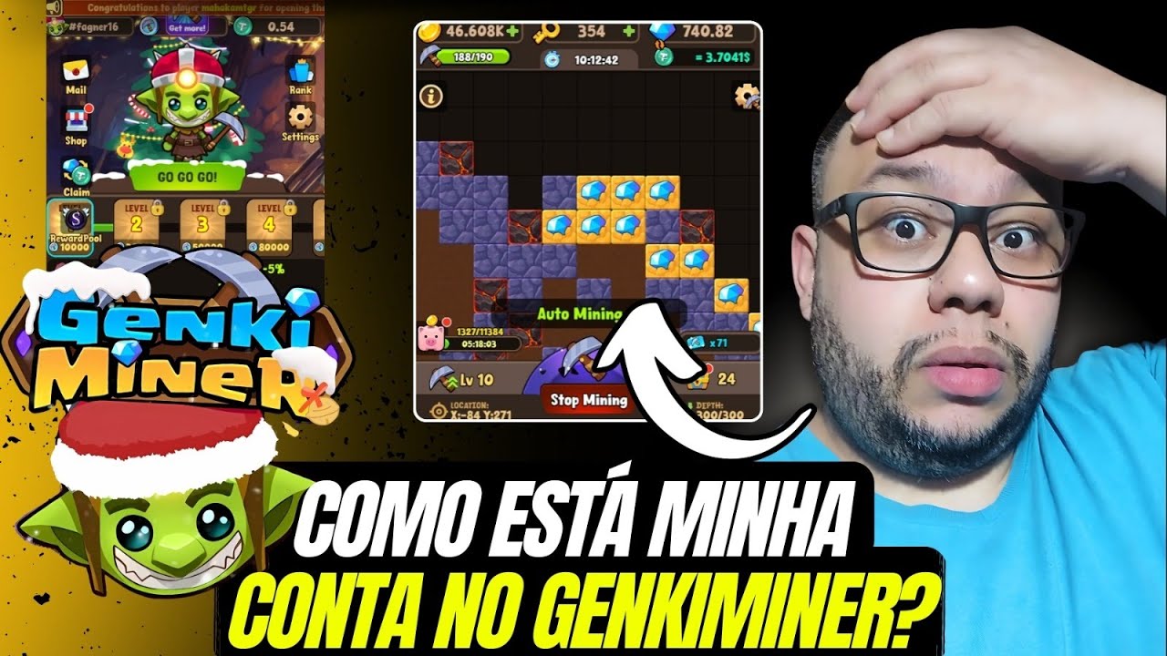 ATUALIZAÇÃO DA CONTA NO GENKI MINER - YouTube