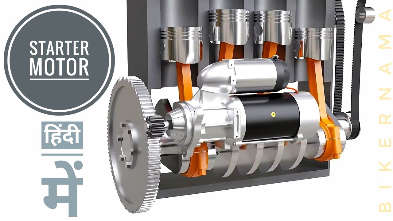 How the Starter Motor Works - YouTube