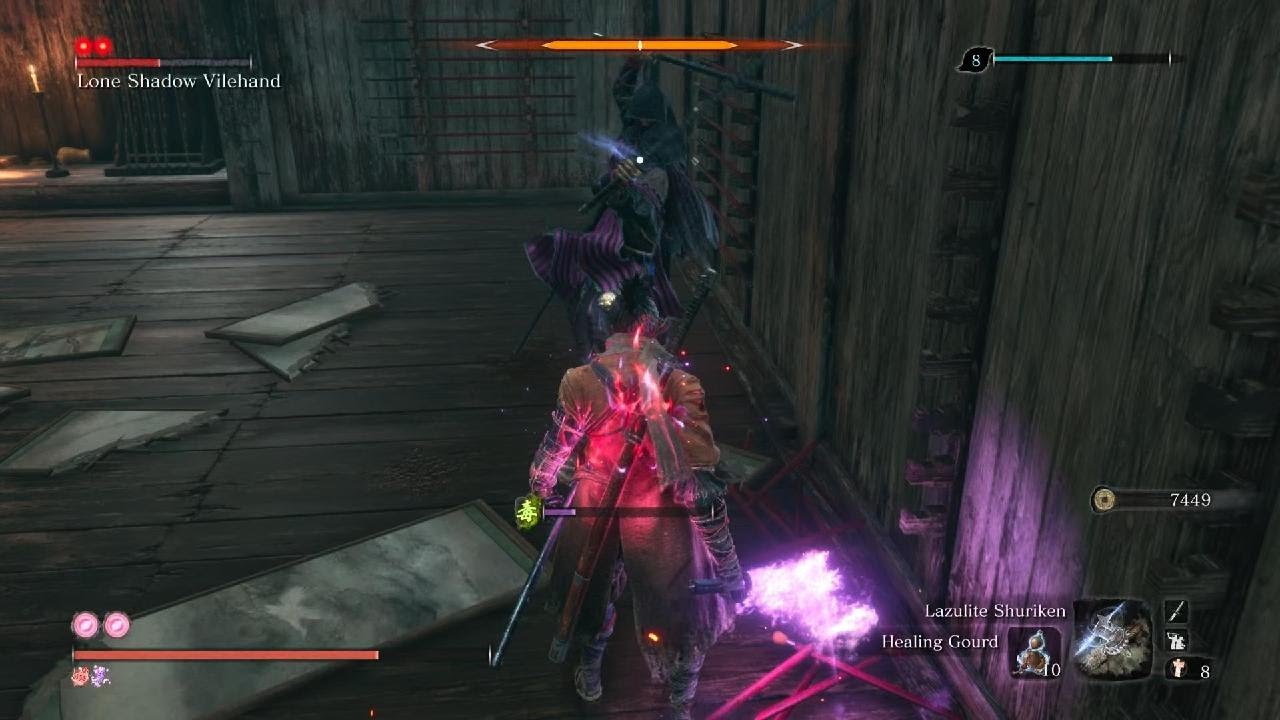 Sekiro: Shadows Die Twice_ Lone Shadow Vile hand - YouTube