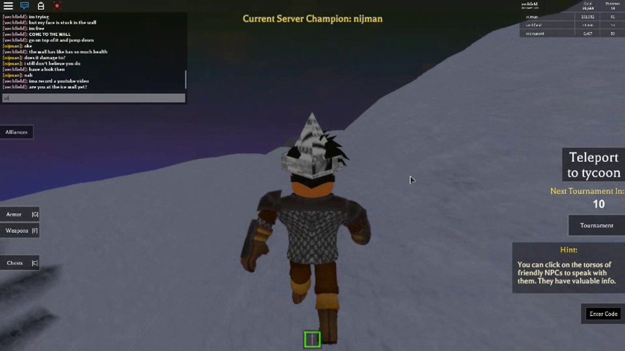 Roblox Thrones Behind The Ice Wall - YouTube