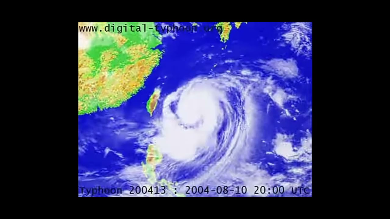 Typhoon Rananim (Karen) [2004] Part-1 - YouTube