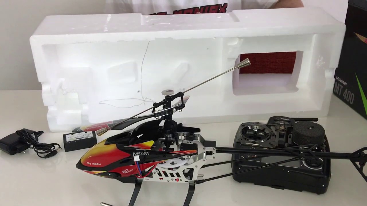 Unboxing RC Heli MT400 2.4Ghz Brushed - YouTube