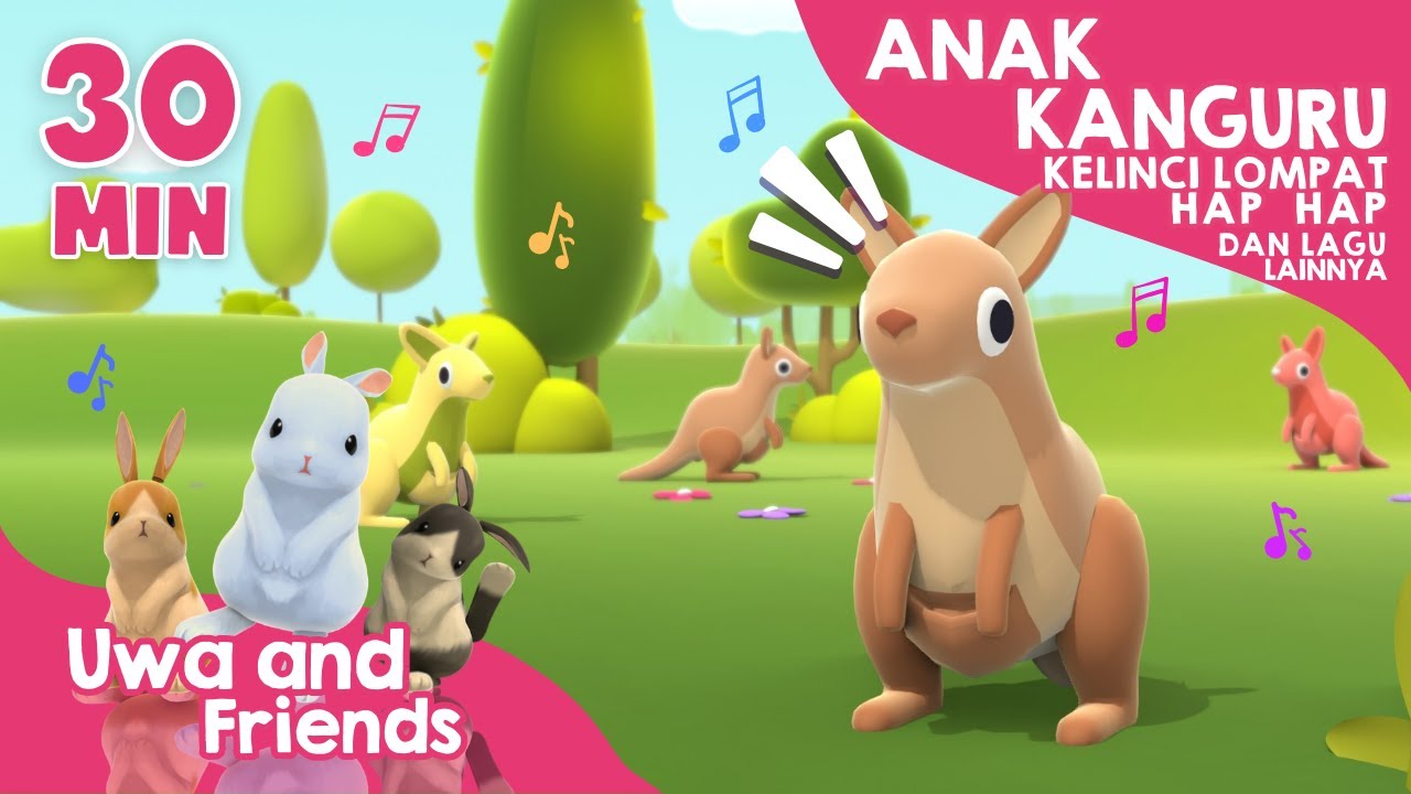 Anak Kanguru, Kelinci Lompat Hap Hap, dan Lagu Lainnya - 30 Menit Lagu Anak Indonesia - YouTube
