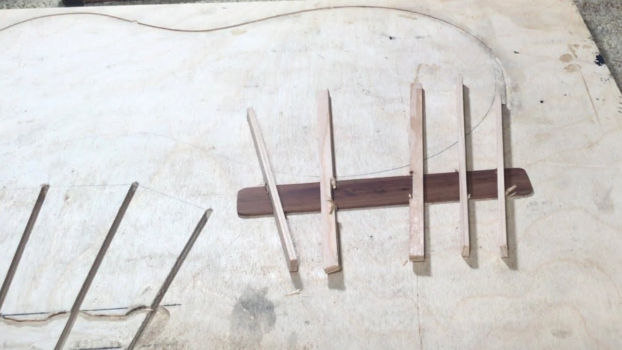 ‘Ukulele Building Series - Notching Fan Braces over the Bridge Plate ...