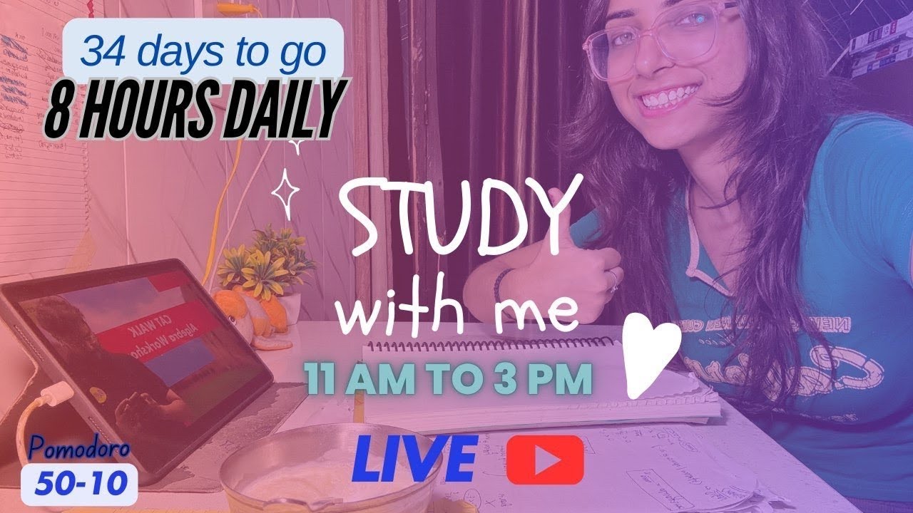 34 DAYS TO GO | CAT 2024 | STUDY LIVE WITH ME 🚨🚨 - YouTube